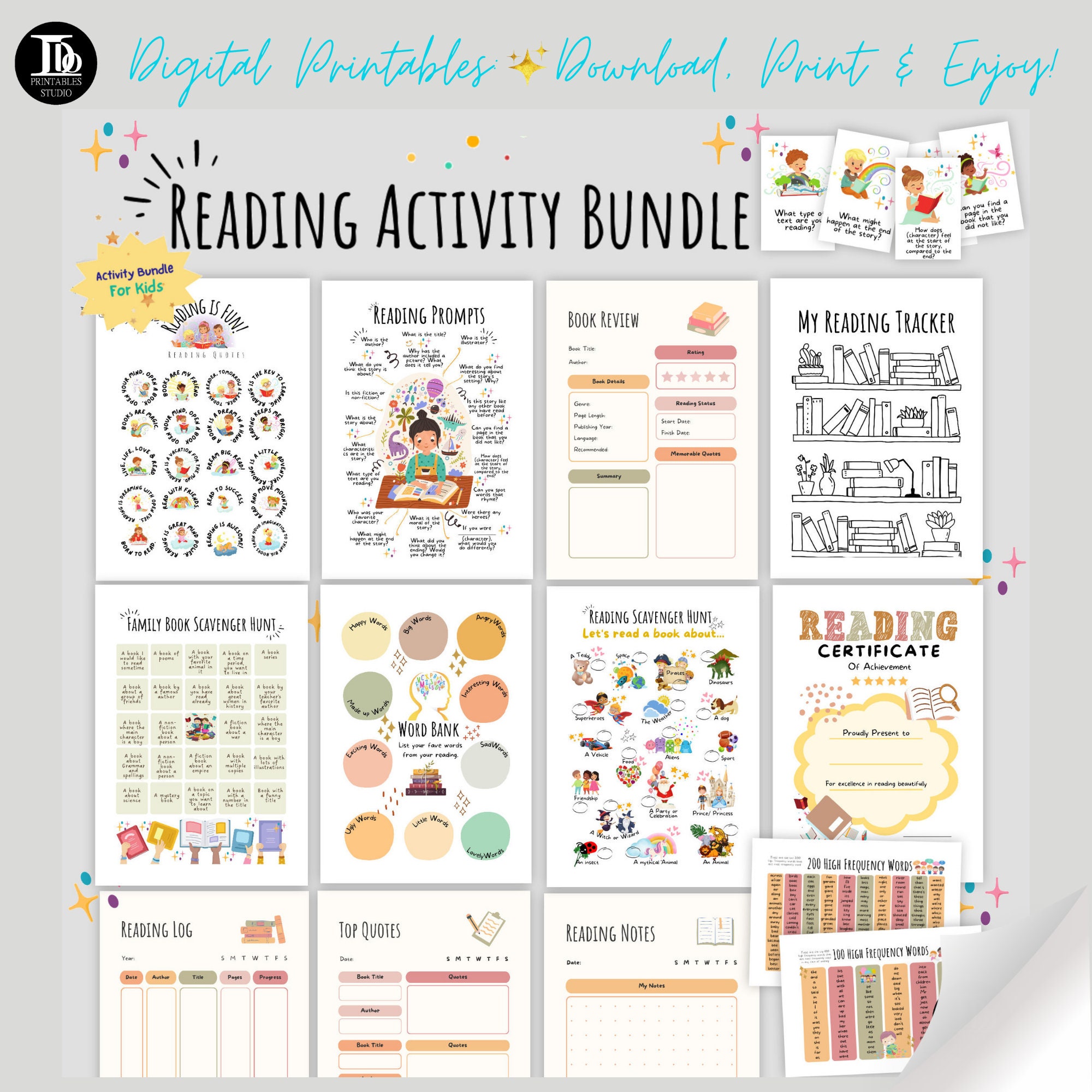 Reading Activities for Kids | Summer Reading Diary for Children ...