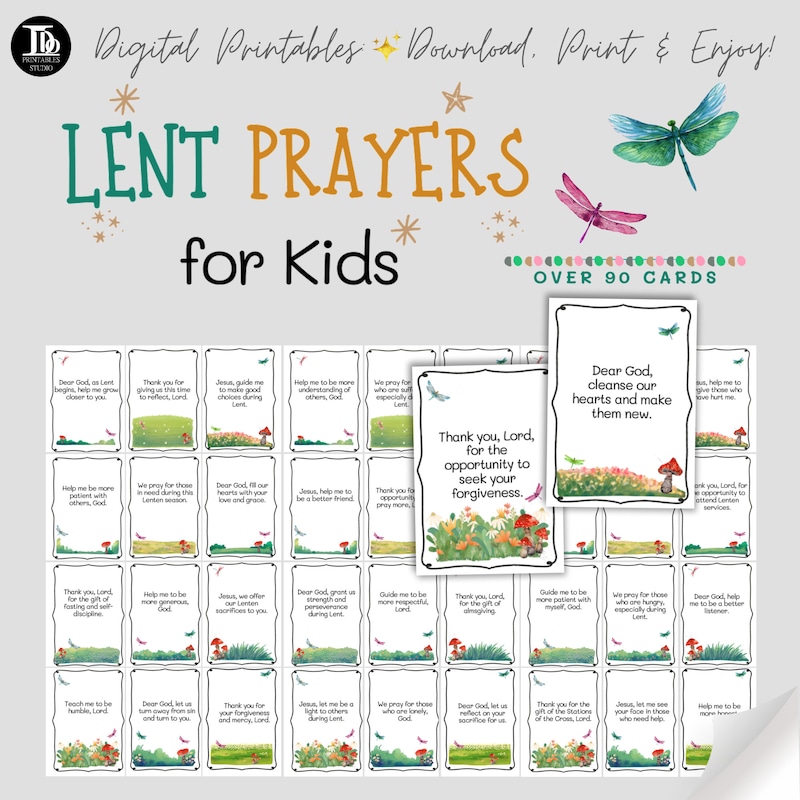 Prayer Cards Printable - Etsy