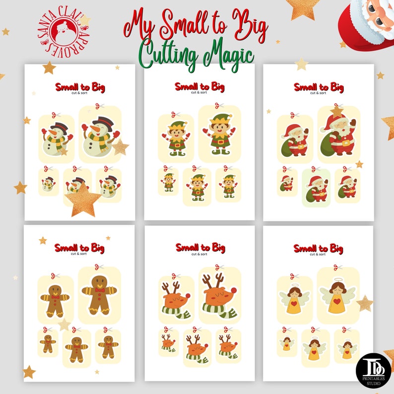 Santa's Activity Bundle Printable Christmas Activity | Etsy