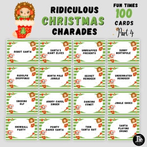 Christmas Charades Game Bundle | Family Christmas Games | Christmas ...