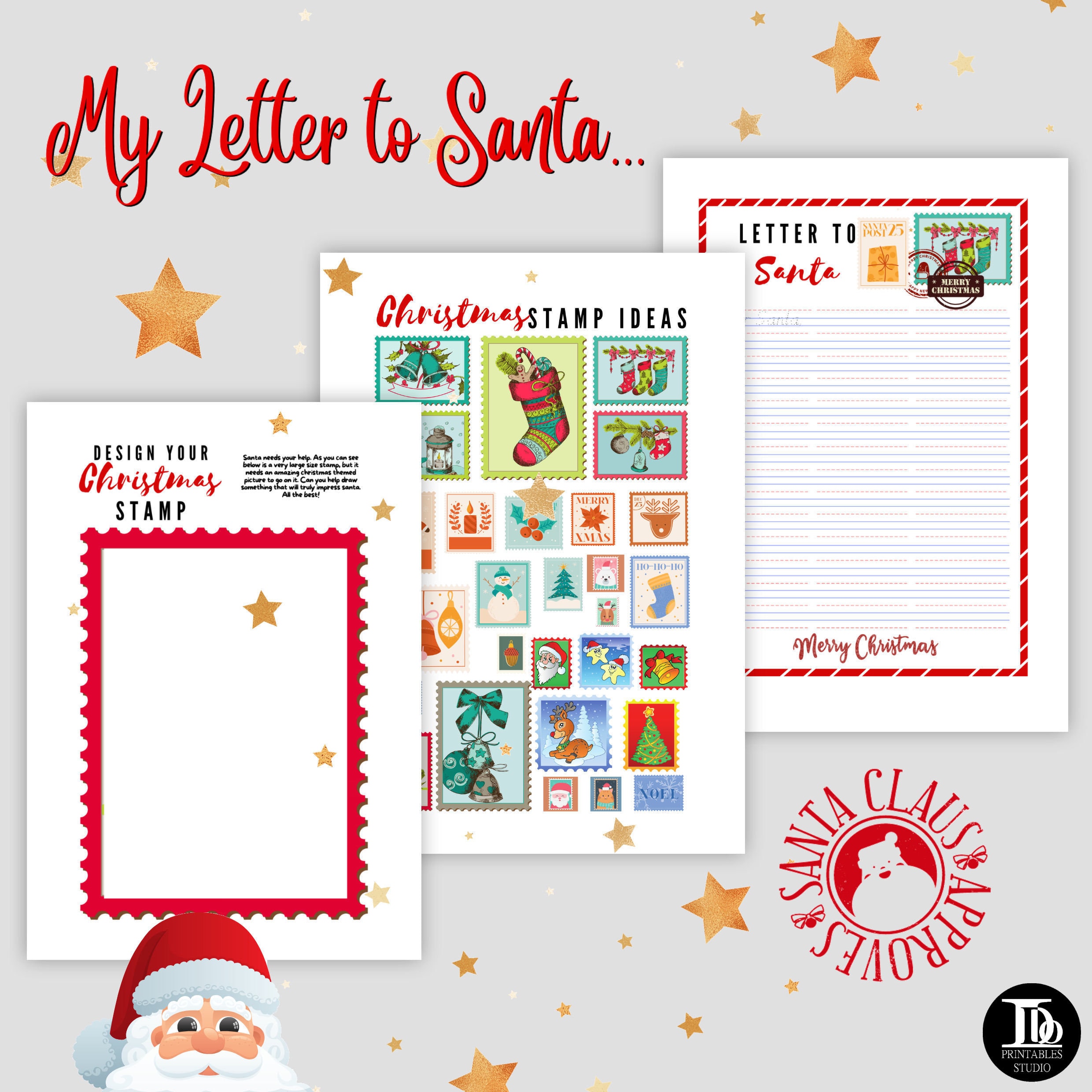 Santa's Activity Bundle Printable Christmas Activity Bundle for Kids ...
