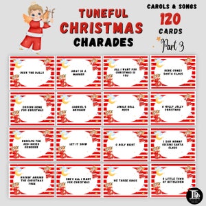Christmas Charades Game Bundle | Family Christmas Games | Christmas ...