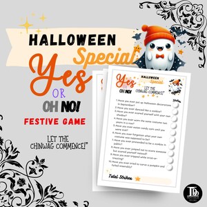 Printable Halloween Conversation Starters Game | Halloween Party Game ...
