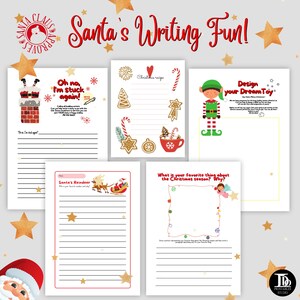 Santa's Activity Bundle | Printable Christmas Activity Bundle for Kids ...
