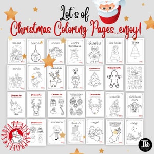 Santa's Activity Bundle | Printable Christmas Activity Bundle for Kids ...