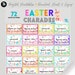 Easter Charades Game Cards / Easter Games / Easter Activity Cards ...