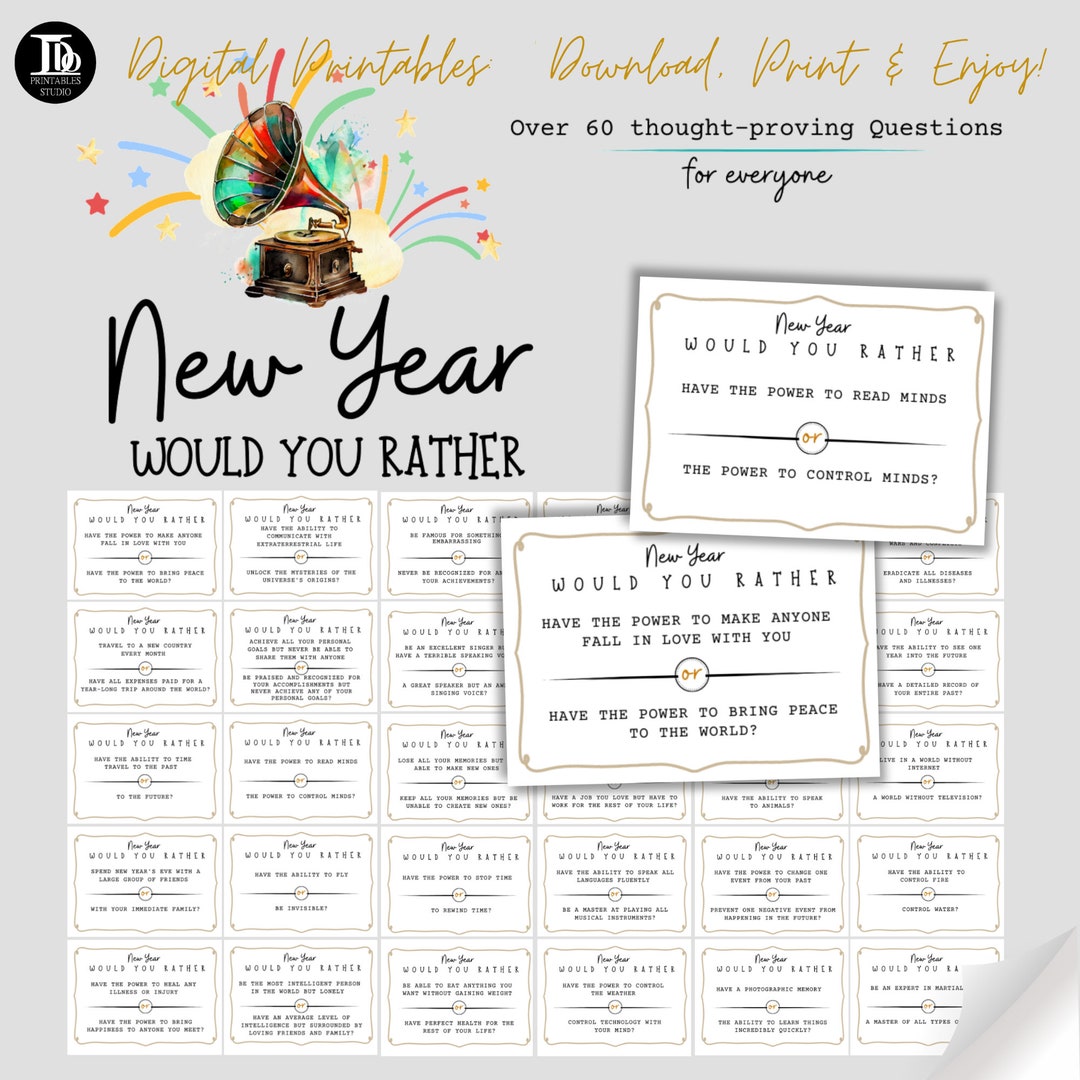 New Year's Eve Thought-provoking Questions | New Year Creative Trivia ...