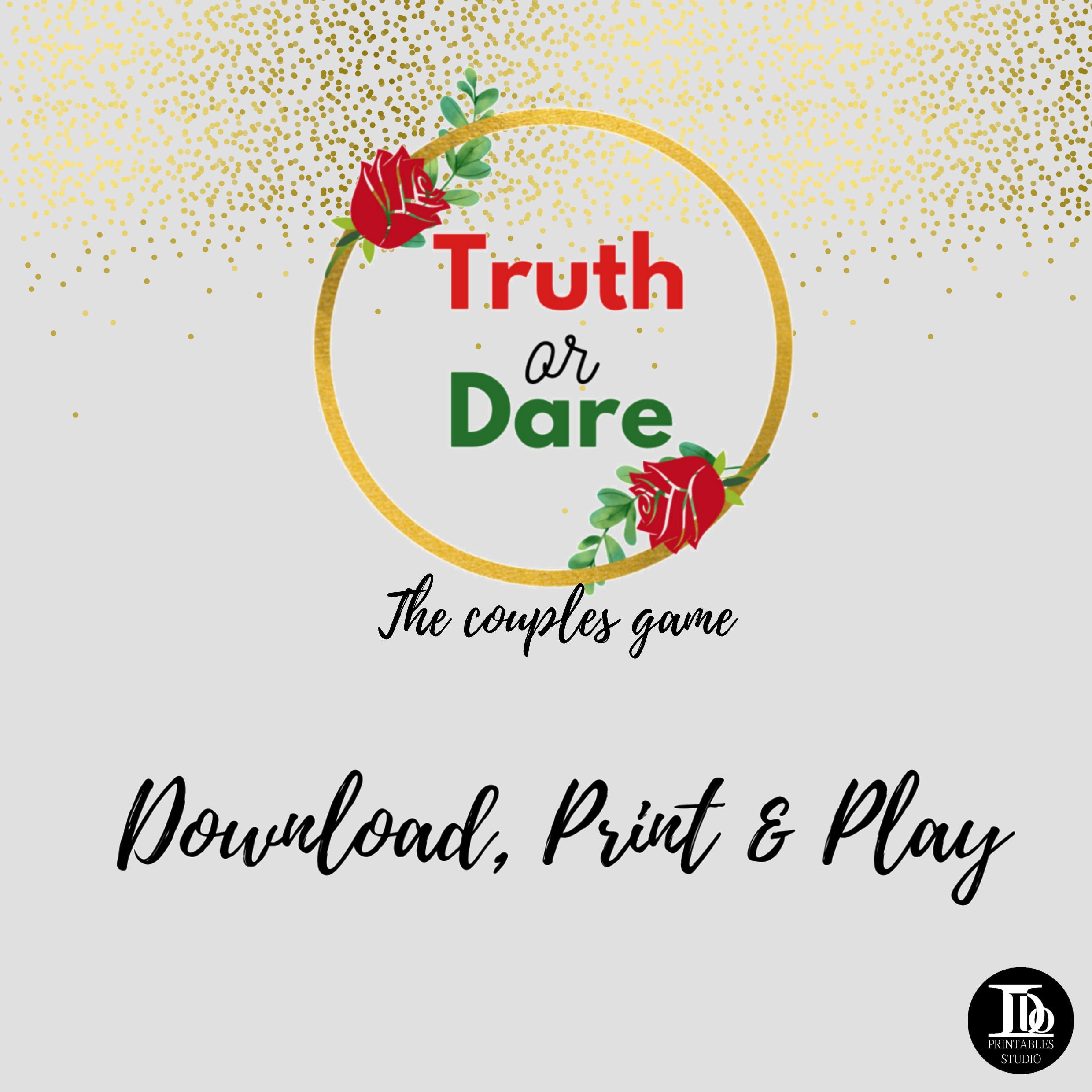 Couples Truth Or Dare Game For Couples Couples Games Night Etsy