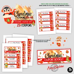 29 Christmas Coupons for Kids | Stocking Stuffer Gift | Homemade ...