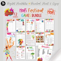 Holi Party Games MEGA Bundle: 35 Fun Activities (printable) - Etsy