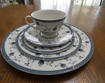 Royal Doulton Blue and White - Etsy