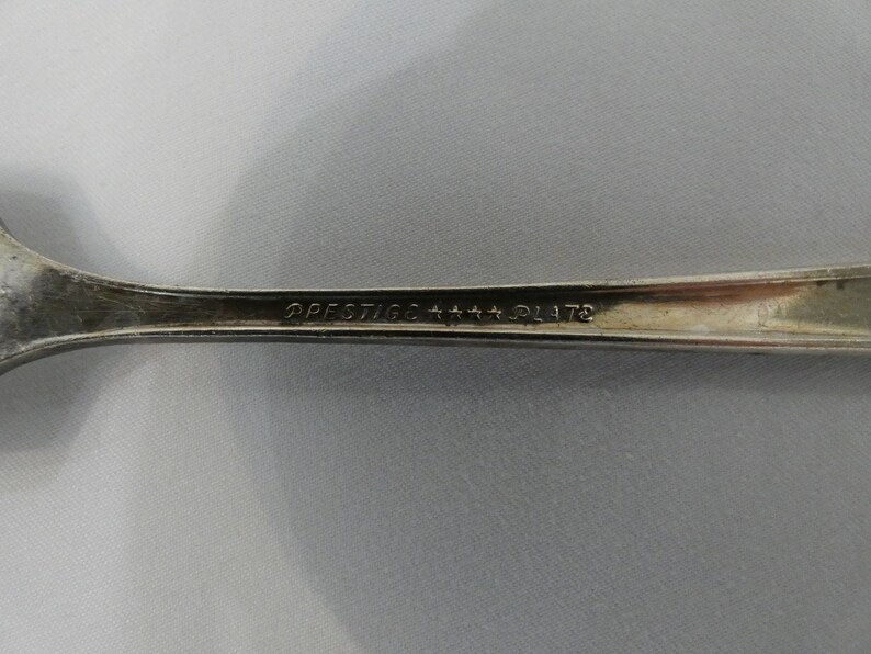 Vintage Prestige Silver Plate Fork - Etsy