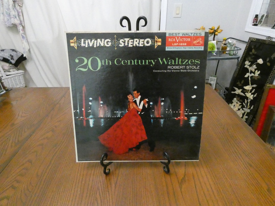 Vintage Mid Century, 1958 Vinyl Record Album 20th Century Waltzes ...