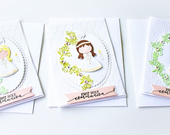 First Holy Communion Personalized Greeting Card - Etsy
