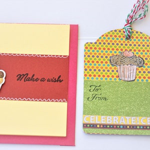 Birthday Greeting Card and Tag Set - Etsy