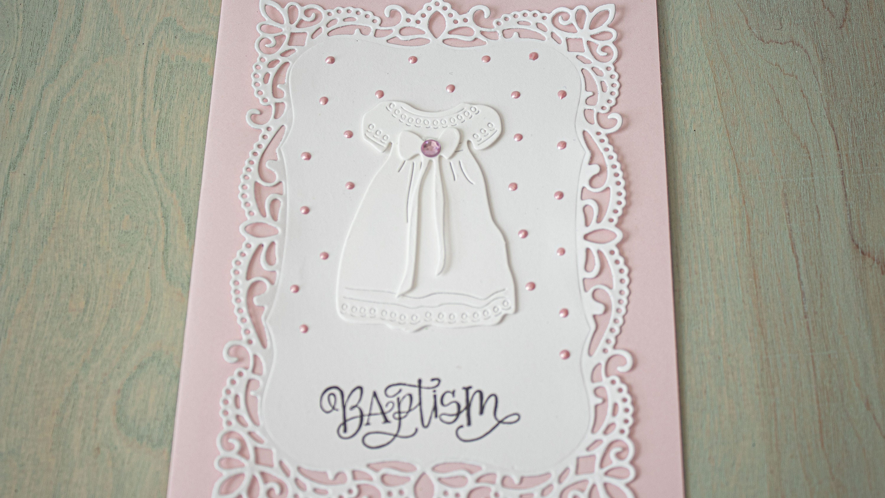 Baptism Greeting Card, Religious Card, Baby Card - Etsy