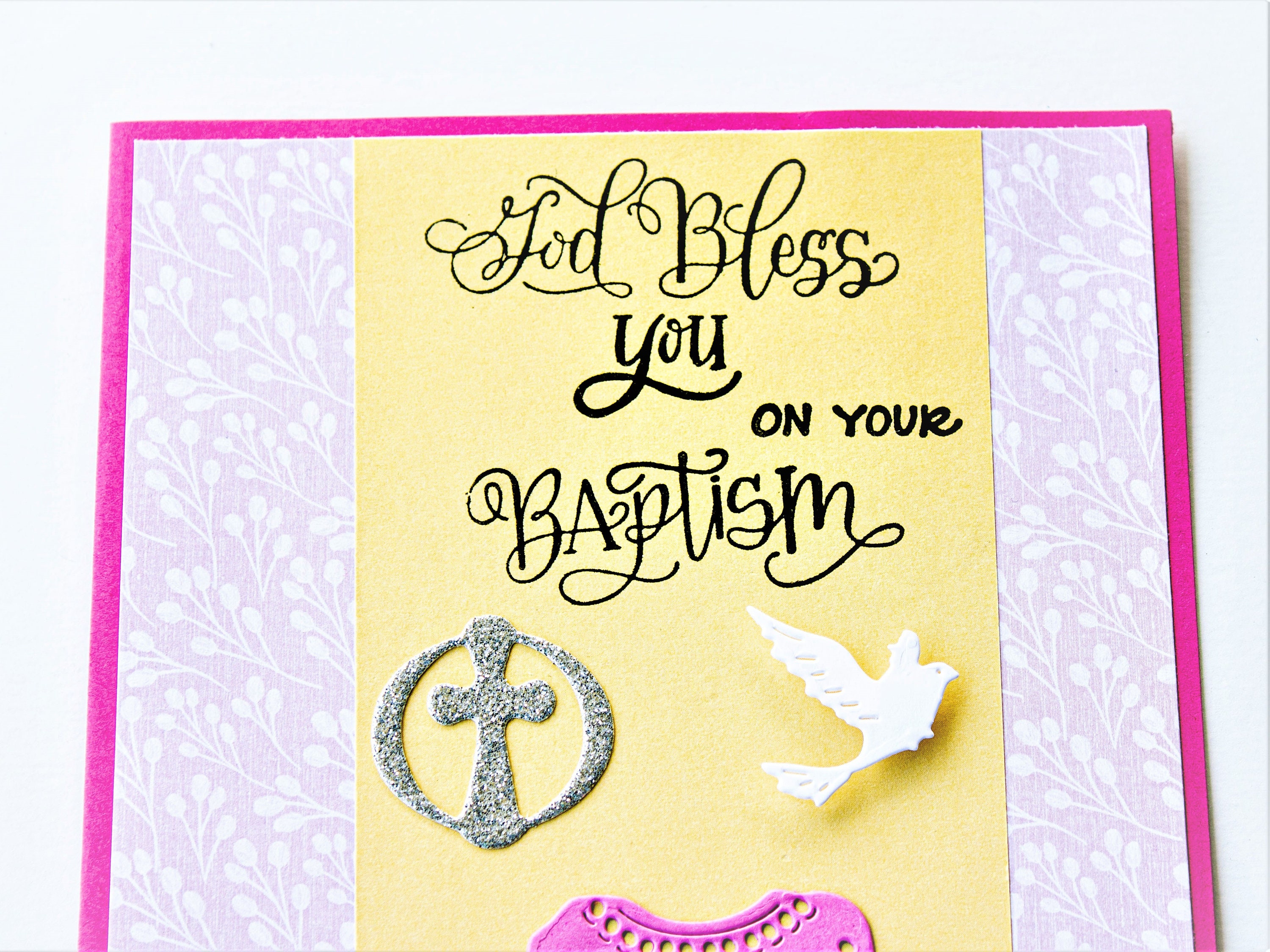 Girl Baptism Religious Greeting Card Etsy UK Girl Baptism Religious Greeting Card Etsy UK