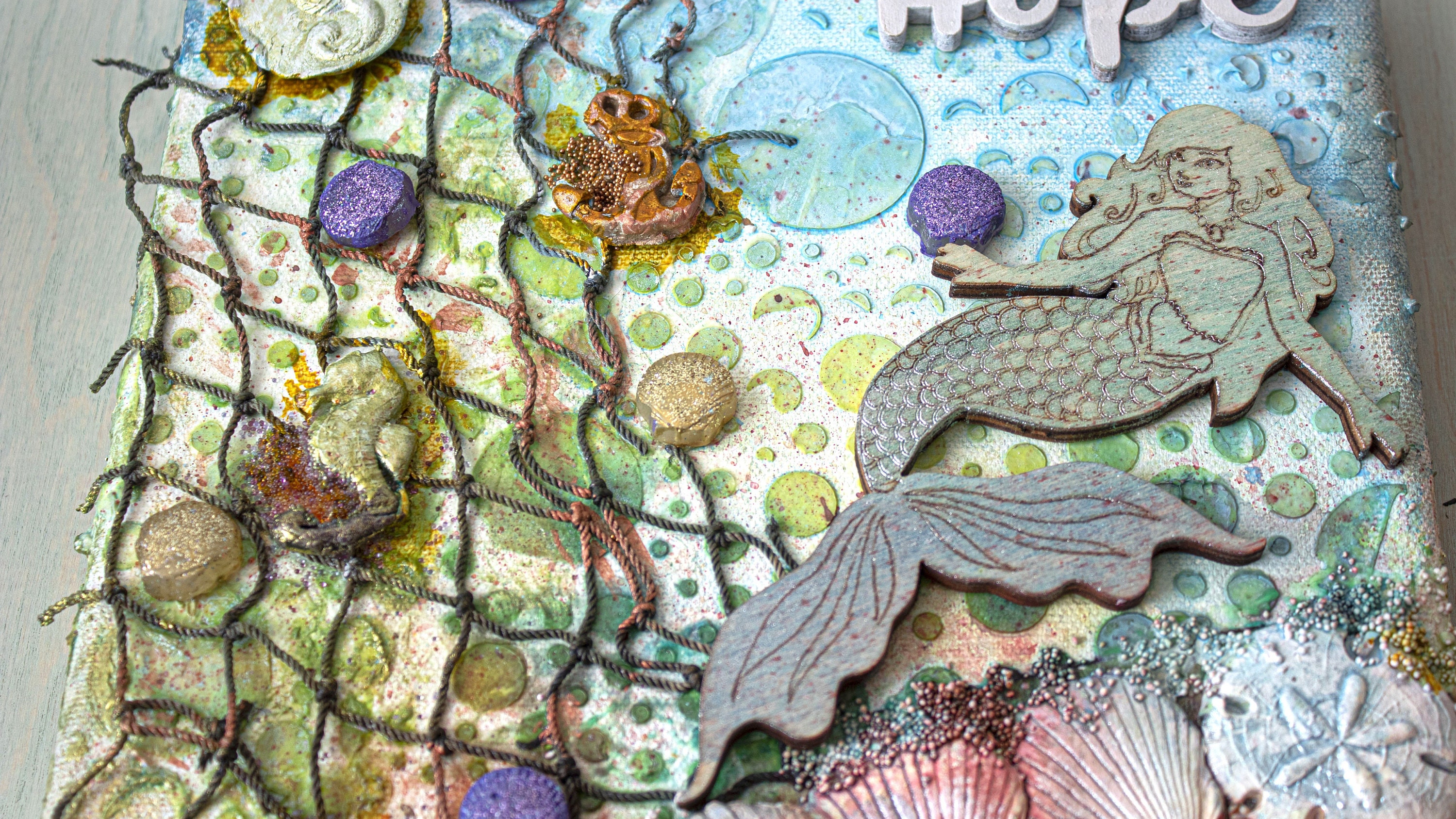 Under the Sea Mixed Media Canvas Wall Art - Etsy