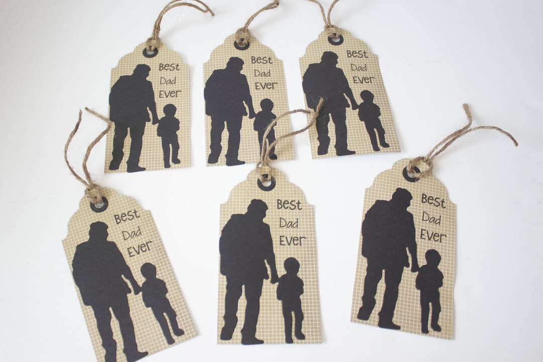 Father's Day Gift Tags Set of 6 - Etsy