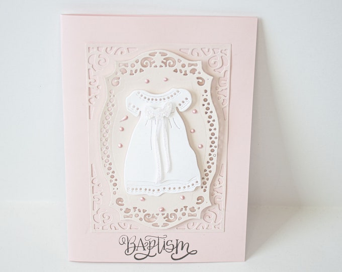 Baptism Greeting Card Religious Card Baby Baptism Card - Etsy