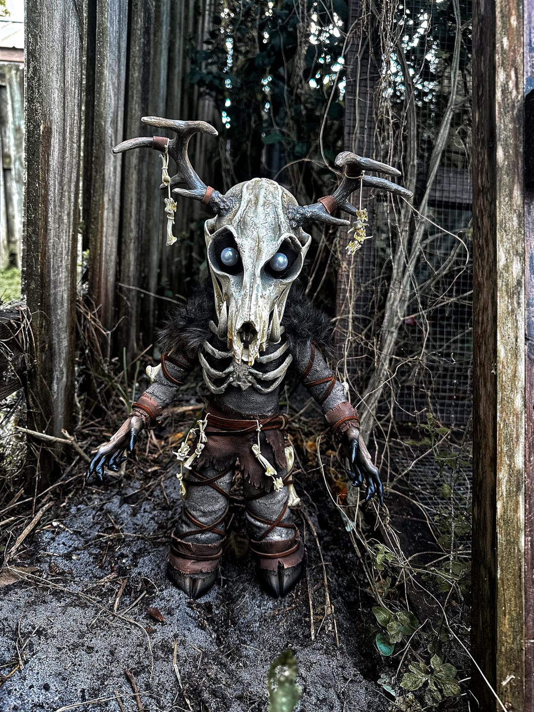 Handmade Wendigo Doll (with Stand); Cryptid - Etsy