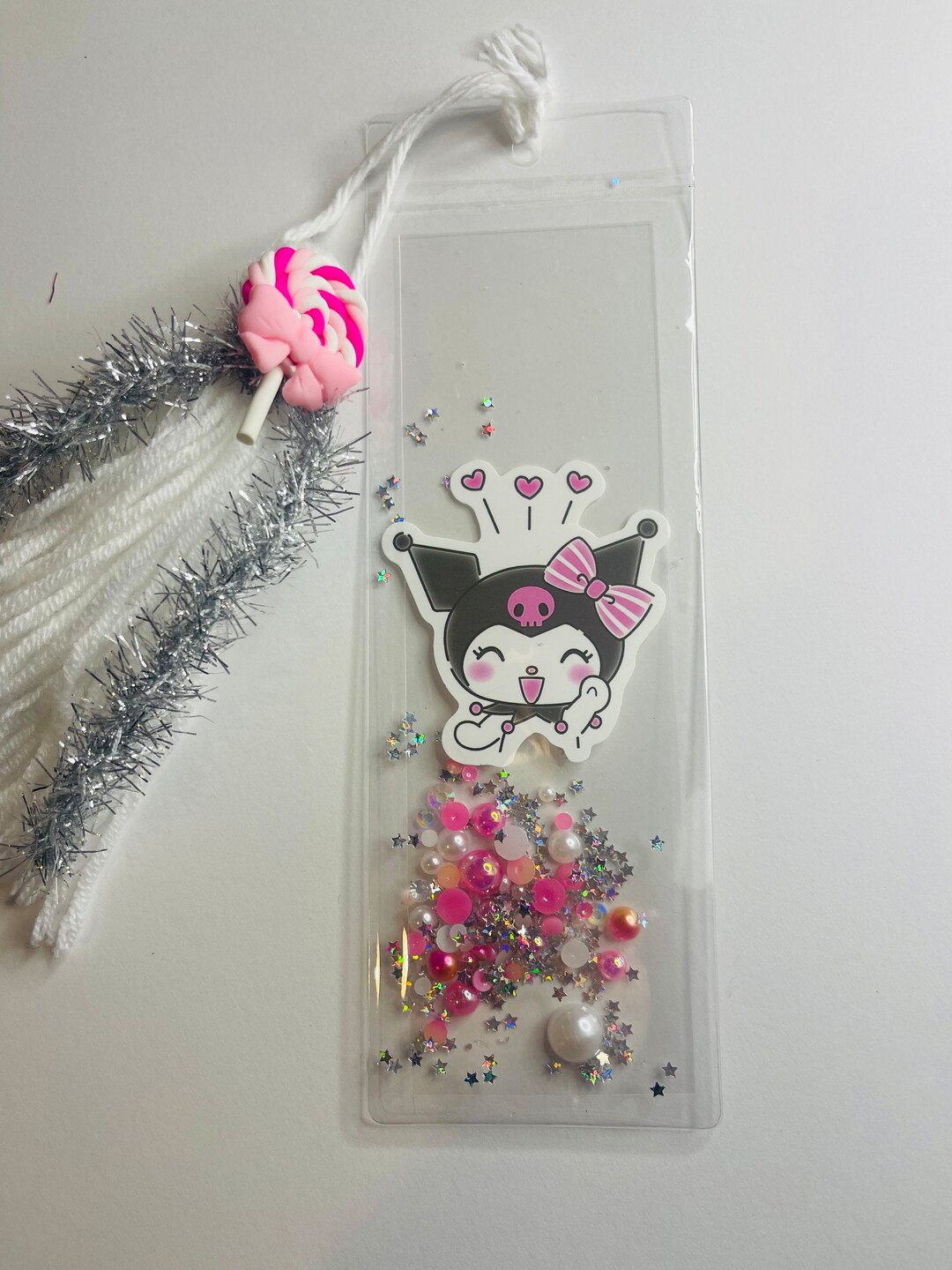 Kuromi Hello Kitty and Friends Sanrio Shaker Bookmark, Kids Gifts - Etsy