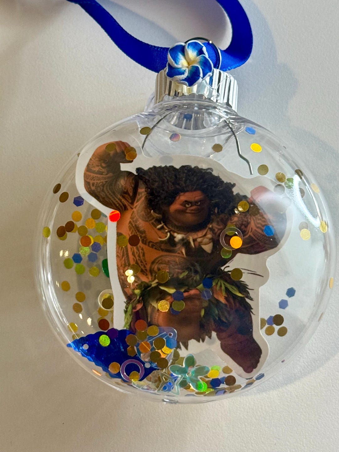 Moana Maui Disney Princess Disc Ornament - Etsy