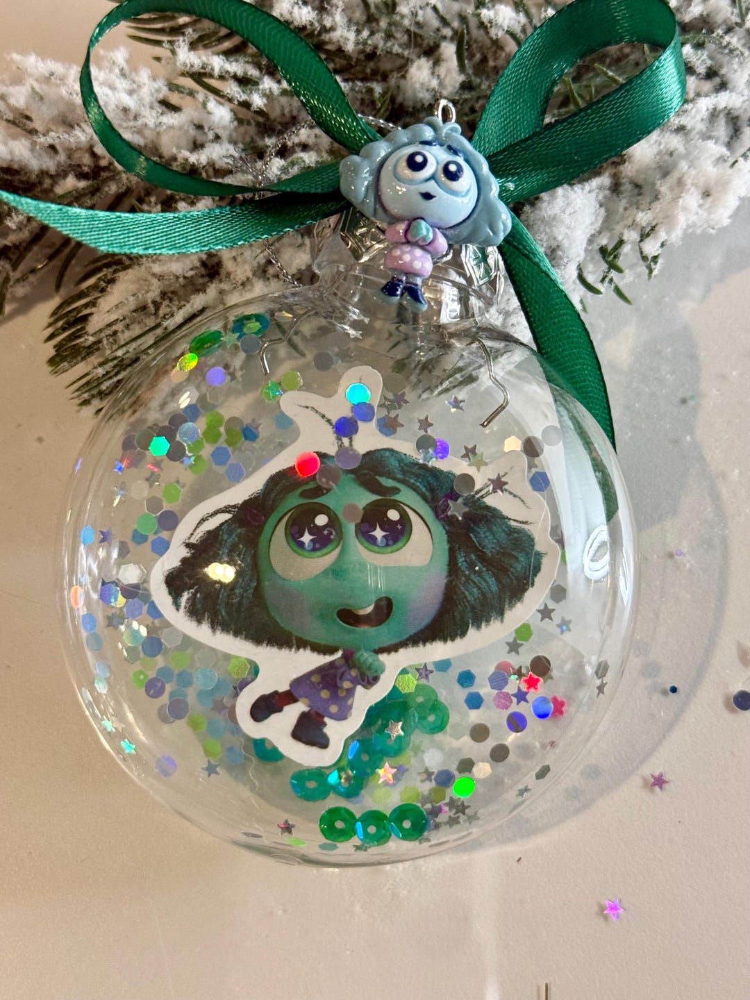Inside Out Disney Disc Ornament Envy - Etsy