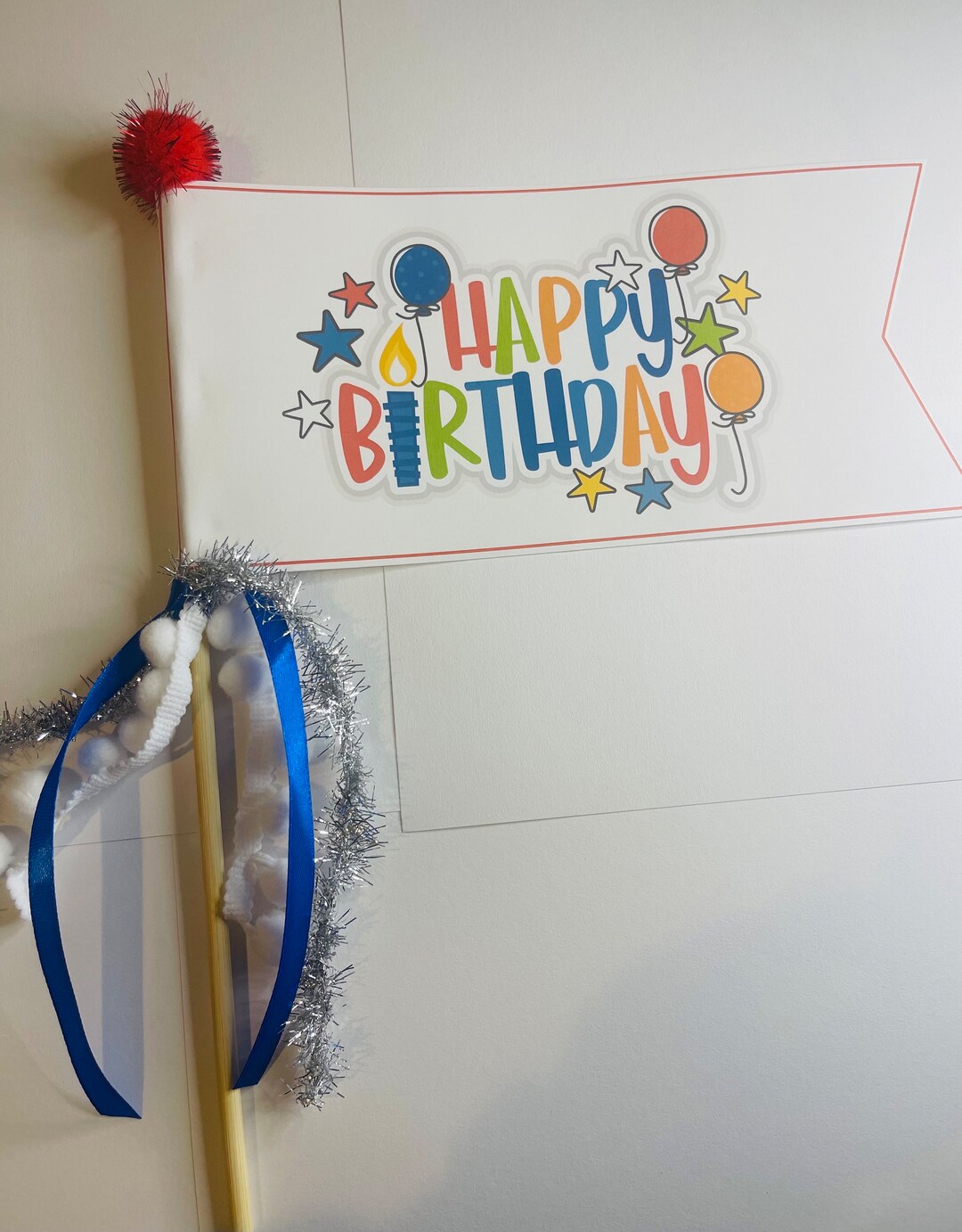 Birthday Pennant Flag Decor - Etsy