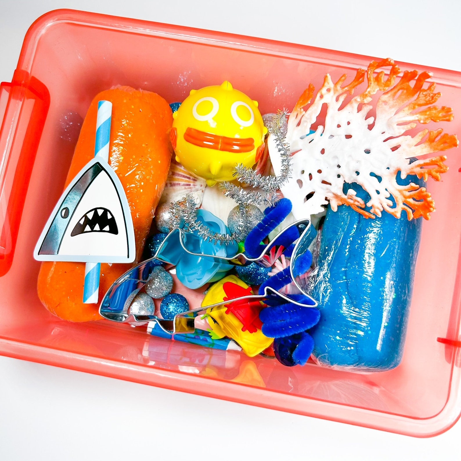 Ocean Play Dough Kit Ocean Sensory Kit Ocean Play Dough - Etsy