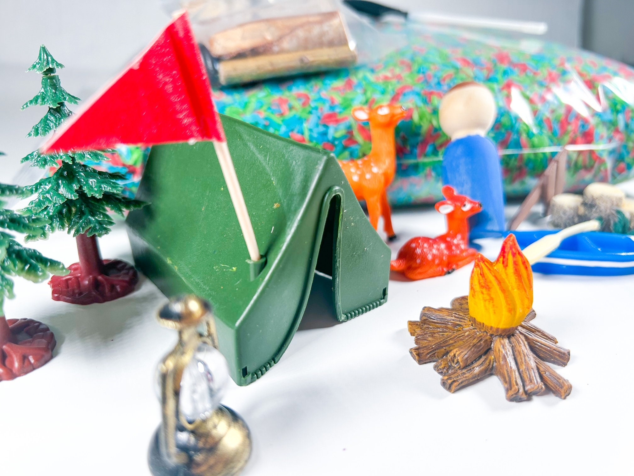 Camping Sensory Bin, Camping Themed Sensory, Camping Sensory Play ...