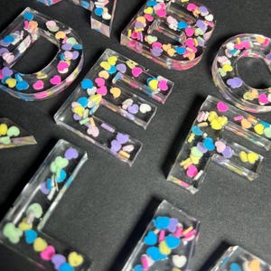 Resin Alphabet Letters, Resin Letters, Resin Numbers, Alphabet Letters ...