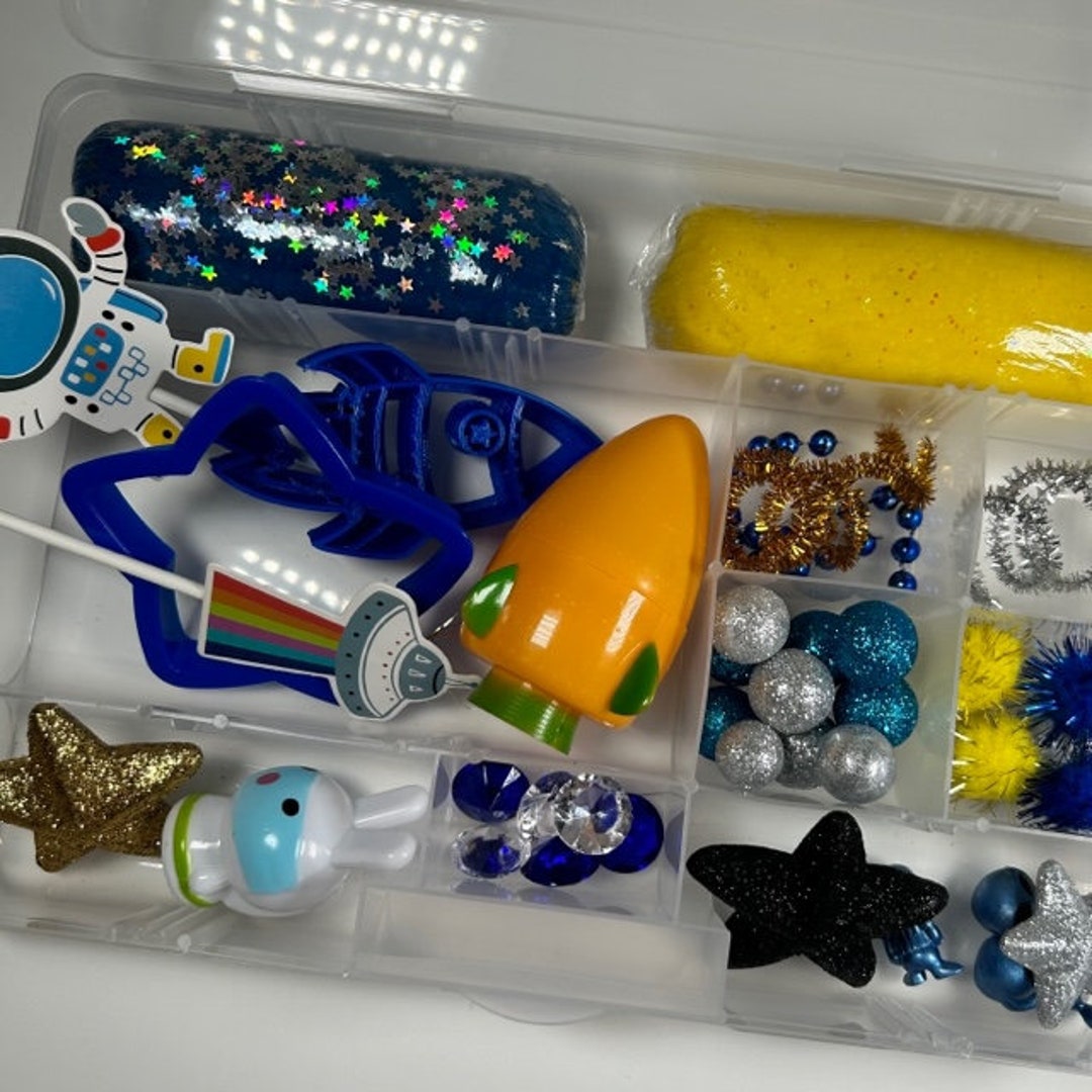 Outer Space Sensory Bin Outer Space Play Dough Outer Space - Etsy
