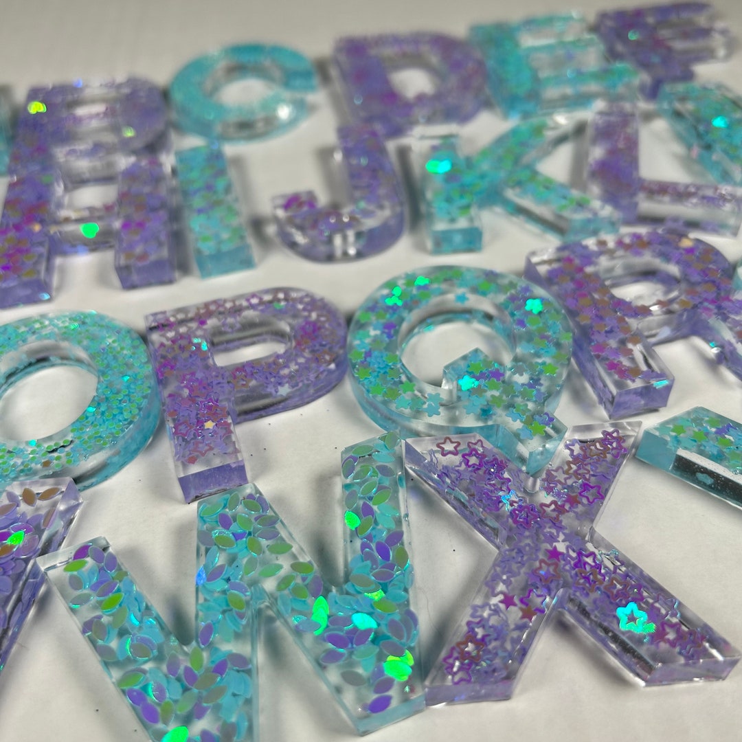 Resin Alphabet Letters Resin Letters Resin Numbers Alphabet - Etsy