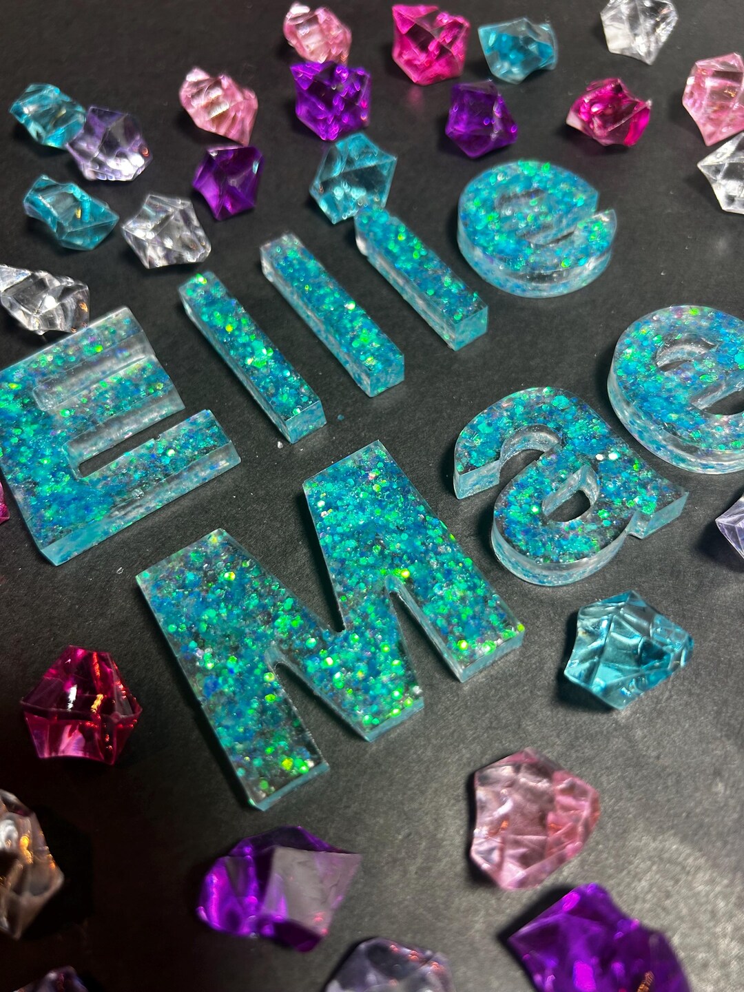 Custom Resin Name Set, Resin Name Set, Custom Name Toy, Custom Name Set ...