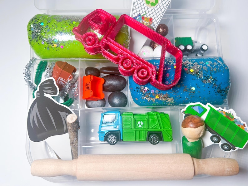 Garbage Truck Play Dough Kit, Trash Truck Play Dough Kit, Garbage Truck ...
