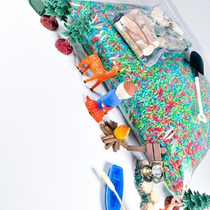 Camping Sensory Bin, Camping Themed Sensory, Camping Sensory Play ...