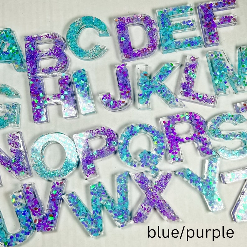 Resin Alphabet Letters, Resin Letters, Resin Numbers, Alphabet Letters ...