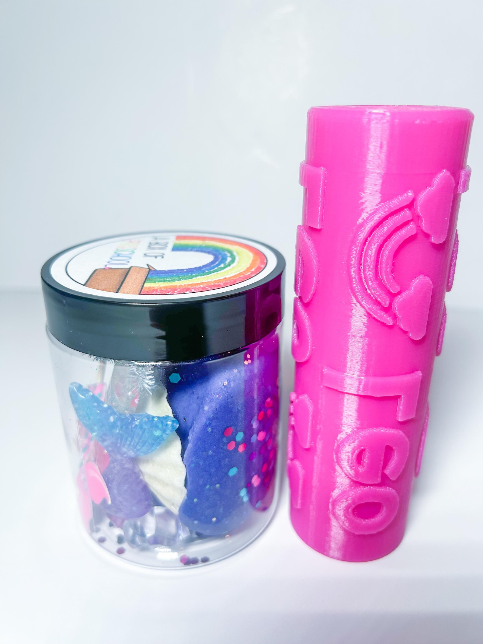 Mini Play Dough + Custom Name Roller, Play Dough Kit, Dough on the Go ...