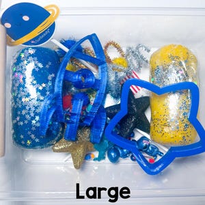 Outer Space Sensory Bin, Outer Space Play Dough, Outer Space Playdough ...