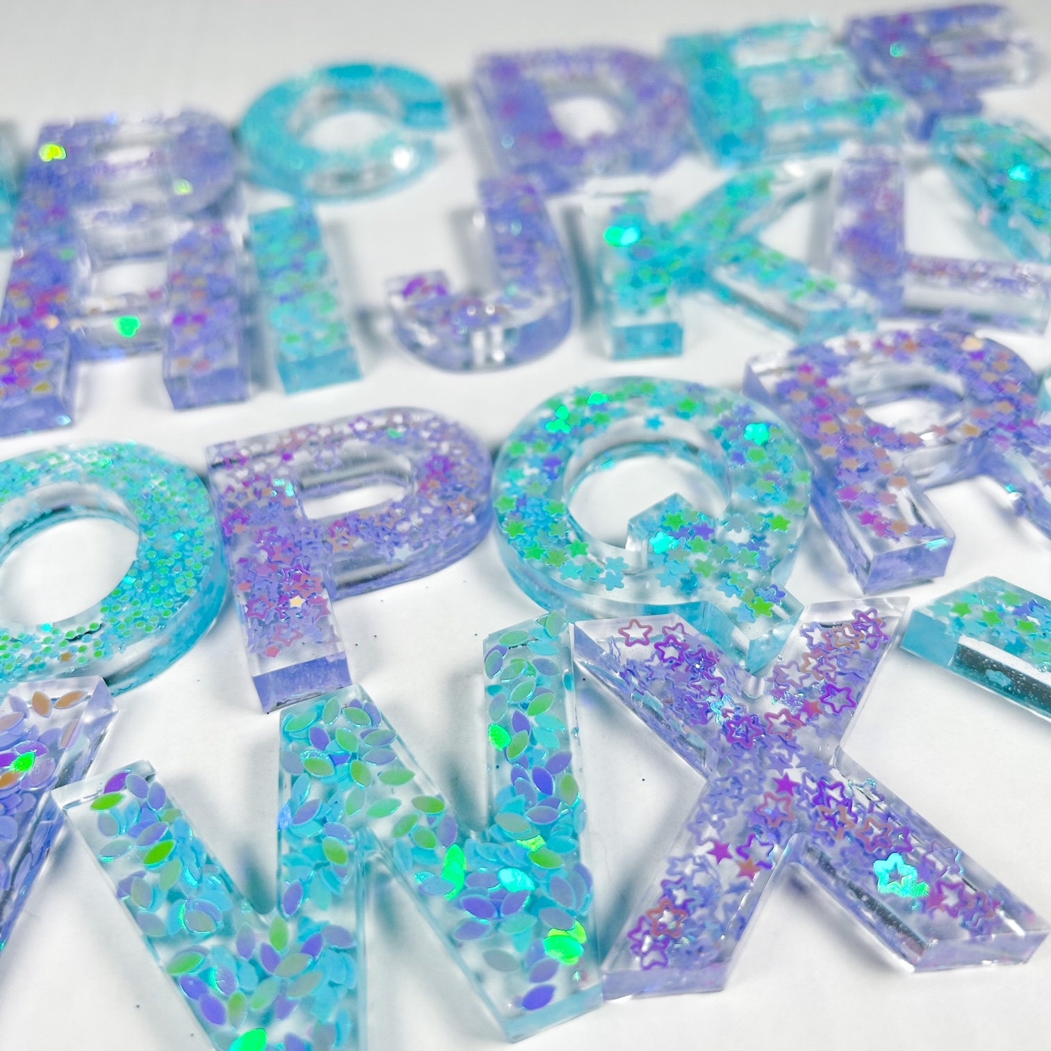 Resin Alphabet Letters, Resin Letters, Resin Numbers, Alphabet Letters ...