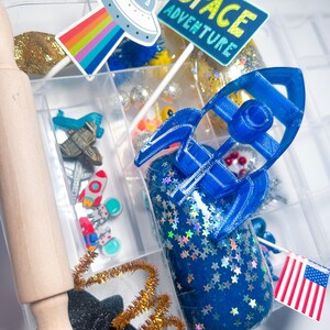 Outer Space Sensory Bin, Outer Space Play Dough, Outer Space Playdough ...
