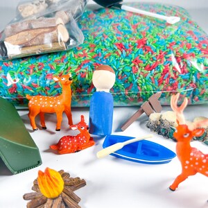 Camping Sensory Bin, Camping Themed Sensory, Camping Sensory Play ...