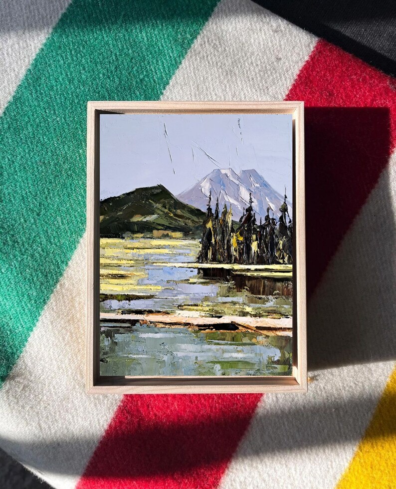 Oregon Painting Sparks Lake Art Oregon Wall Art Bend Oregon Art South ...