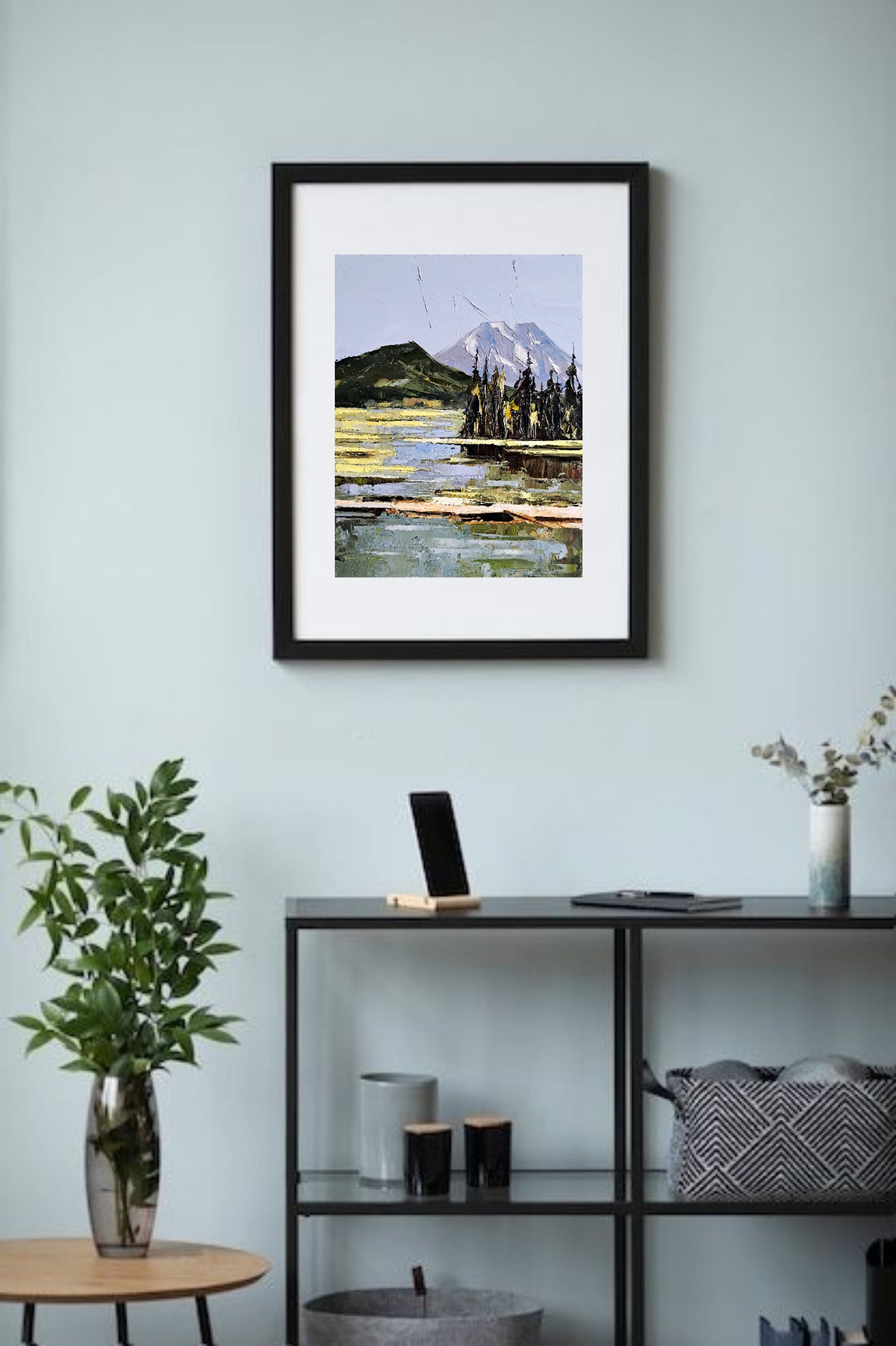 Oregon Painting Sparks Lake Art Oregon Wall Art Bend Oregon Art South ...