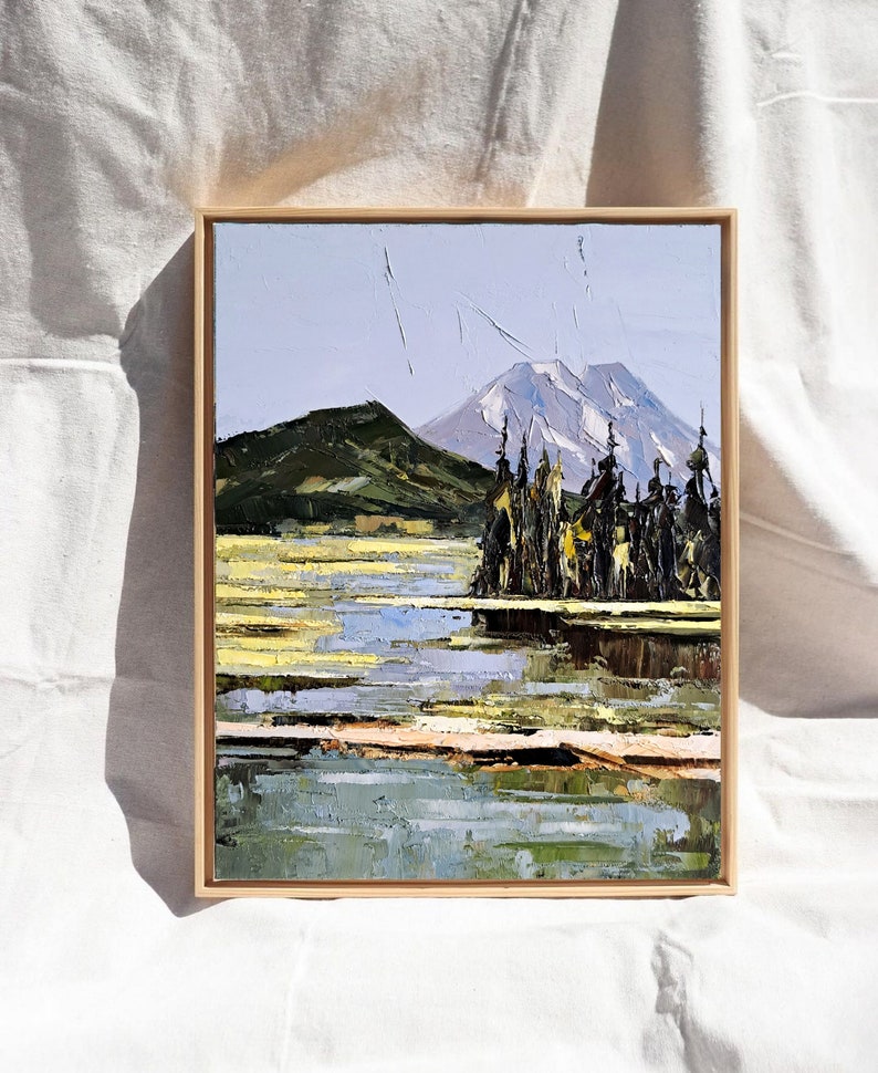Oregon Painting Sparks Lake Art Oregon Wall Art Bend Oregon Art South ...