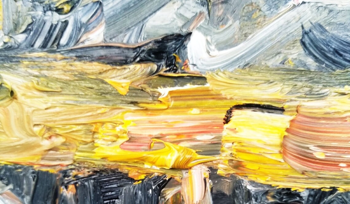 Faceless Portrait Painting Abstract Face Art Men Face Original | Etsy