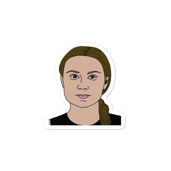 Greta Thunberg Sticker - Etsy