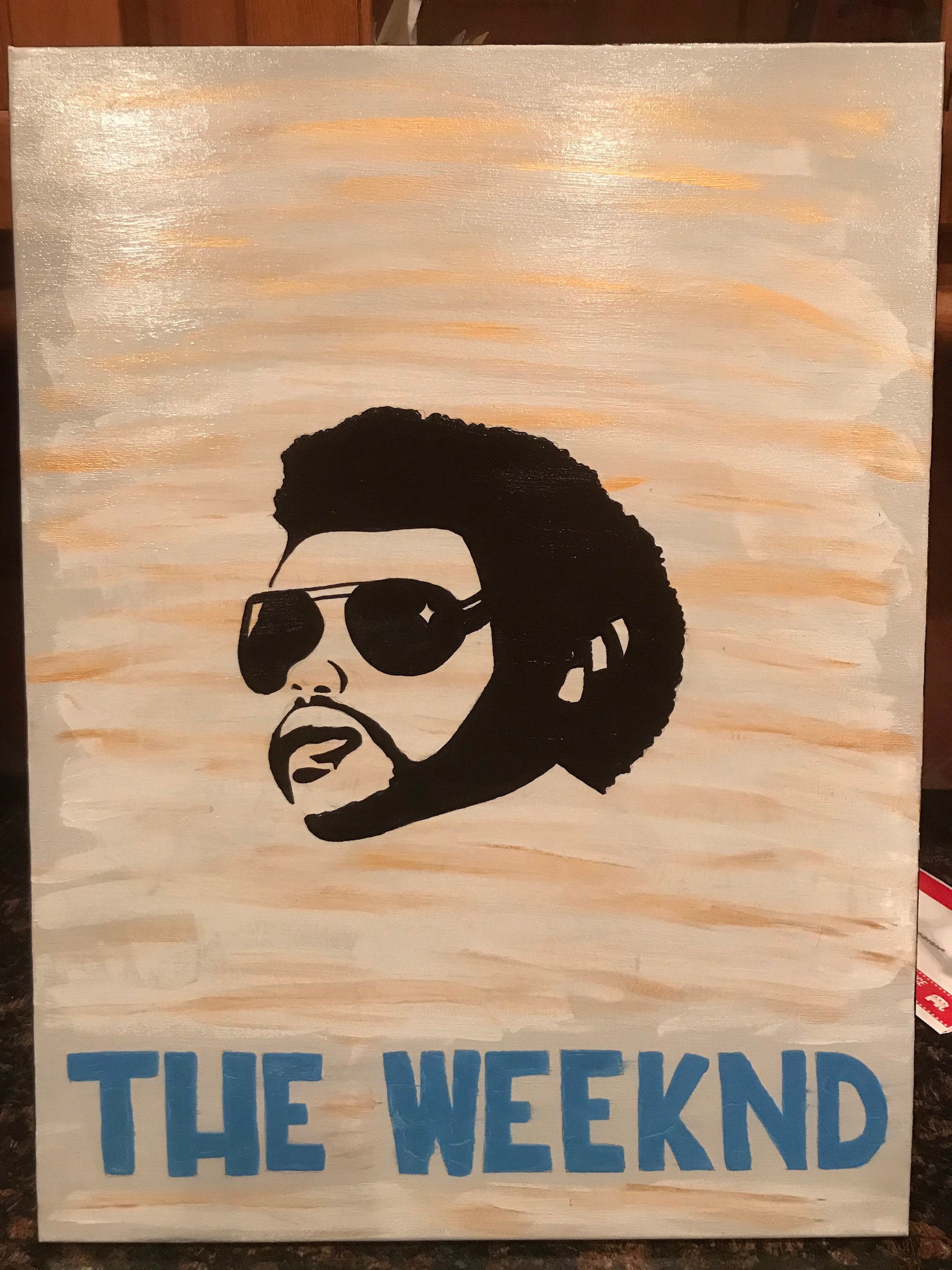 The Weeknd Silhouette - Etsy Hong Kong