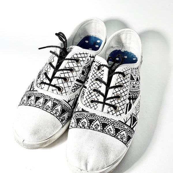 Mandala Shoes - Etsy